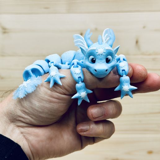 🌨️ Mini Snow dragon 2025・ STL File for 3D printing・Cults