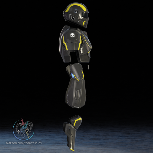 🖨️ Helldivers2 Bo-01 Armor 3d Printer File STL・ STL File for 3D ...