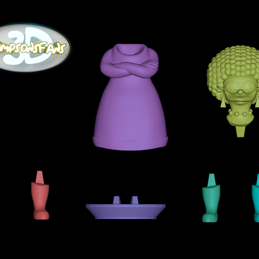 👾 Patty Bouvier - The Simpsons・ STL File for 3D printing・Cults