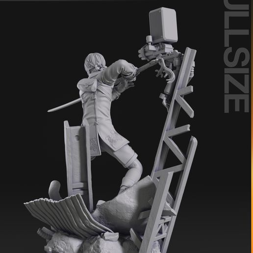 🗿 9S - NieR Automata・ 3D File for 3D printing・Cults