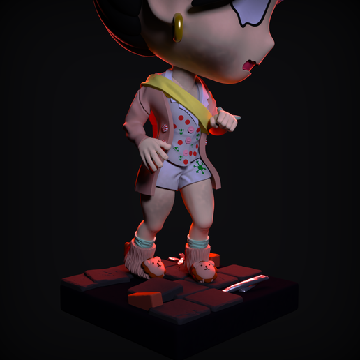 😵 Feng Min Chibi - Dead by Daylight・ STL File for 3D printing・Cults