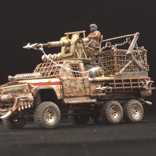 🔫 Harpoon gun and bear trap 1/64・ STL File for 3D printing・Cults