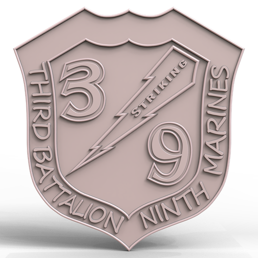 Archivo 3D 3D Model STL File for CNC Router Laser & 3D Printer USMC 4 📁 ...