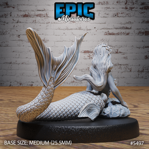 🧜‍♀️ Mermaid Classic ‧ DnD Miniature ‧ Tabletop Miniatures ‧ Gaming ...
