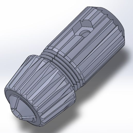 🧞‍♂️ Connectable Chuck for 12.7mm to 13mm Shafts・ STL File for 3D ...
