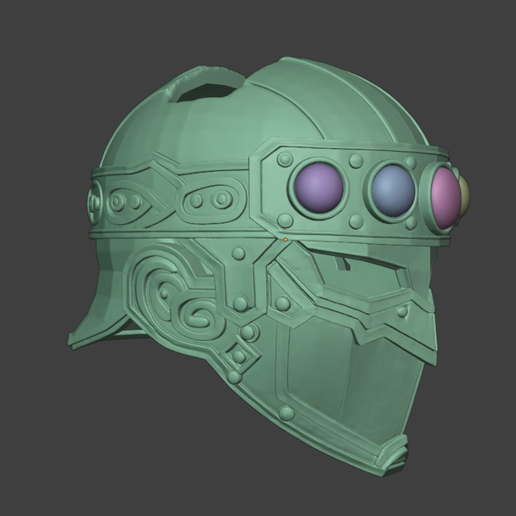 🪖 Tengen Uzui La Bu Du Helmet (Multicolor)・ STL File for 3D printing・Cults