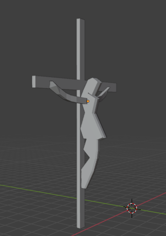 ️ Jesus - Low Poly・Free STL File for 3D printing・Cults