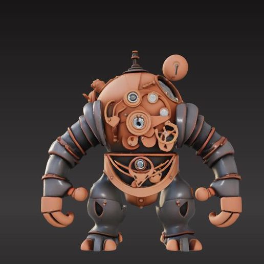 STL file Steam Punk Monster 3D STL file for printing 😤 ・3D printer ...