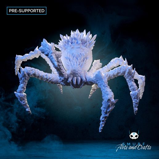 STL file Snow Spider A 🌨️ ・3D print object to download・Cults