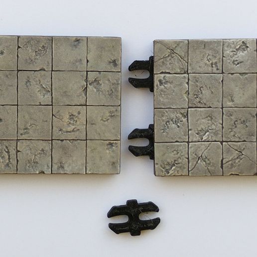 🔒 OPEN LOCK compatible tiles: dungeon floor・Free STL File for ・Cults