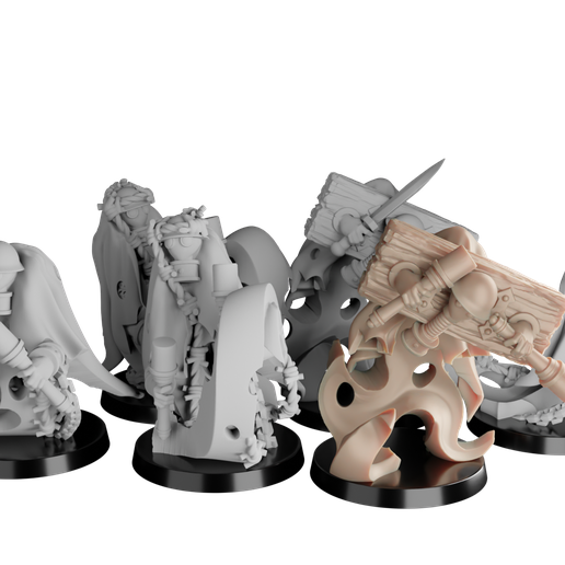 👻 Trench Ghosts Miserable・ 3D File for 3D printing・Cults