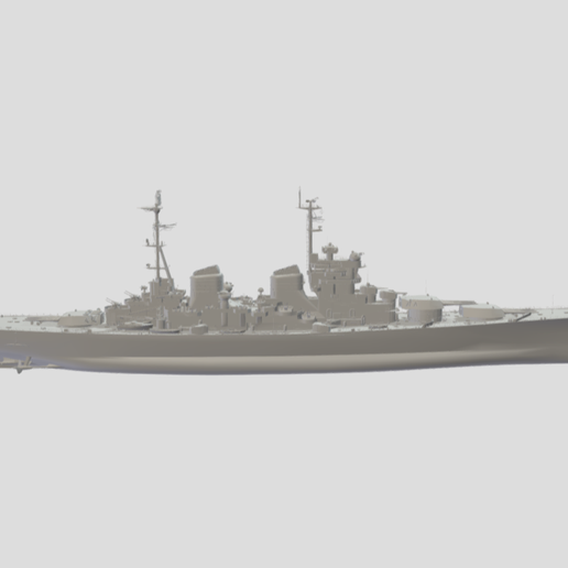🗺️ Soviet Heavy Cruiser Stalingrad From World of Warships・ STL File for ...