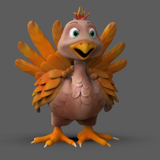 STL file Thanksgiving Turkey 🦃 ・3D printer design to download・Cults
