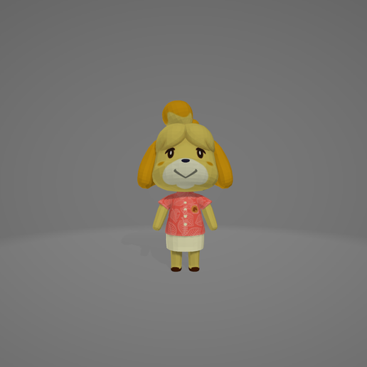 🆕 ANIMAL CROSSING ISABELLE・ STL File for 3D printing・Cults