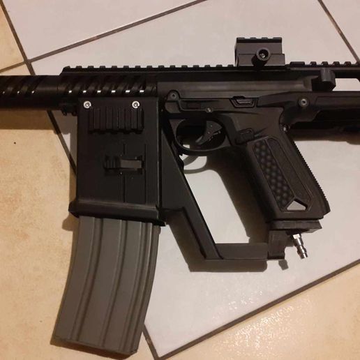 🔫 AAP-01 Conversion to SMG (M4 mag front)・ STL File for 3D printing・Cults