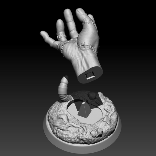 🆒 The Thing - Controller Holder, Rock'n Roll and Wall Hanger・ STL File ...