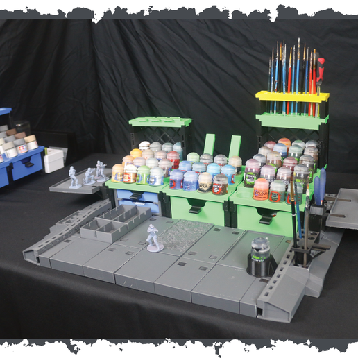 🚉 Mobile Hobby Station・ 3D File for 3D printing・Cults