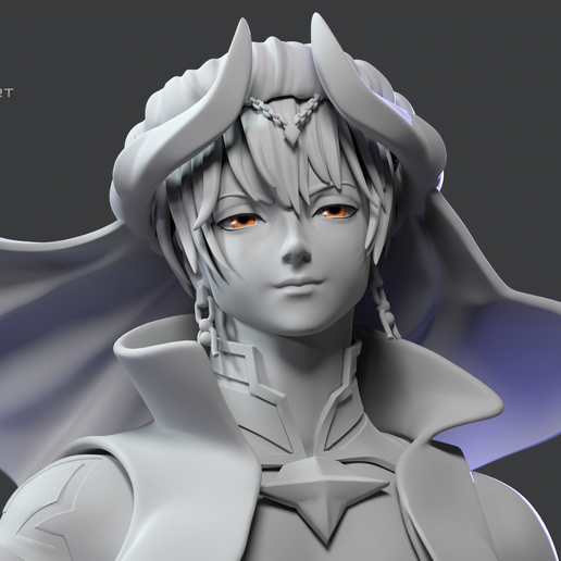 👤 Gilgamesh Fate - FGO Bust Garage Kit figure・ 3D File for 3D printing ...