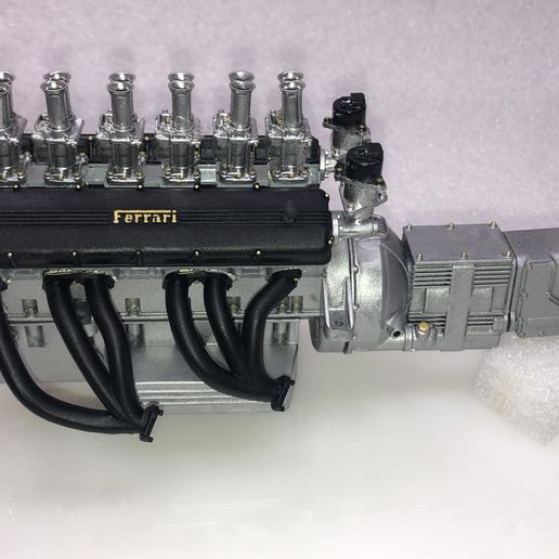 🌆 FERRARI 250 GTO - ENGINE・ STL File for 3D printing・Cults