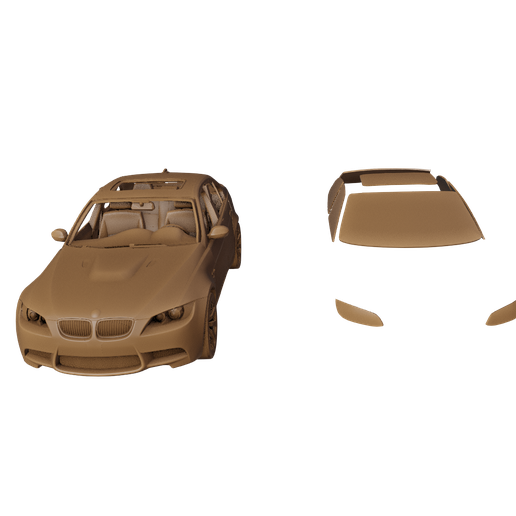 👽 BMW M3 E90 Sedan・Fichier STL pour Impression 3D・Cults