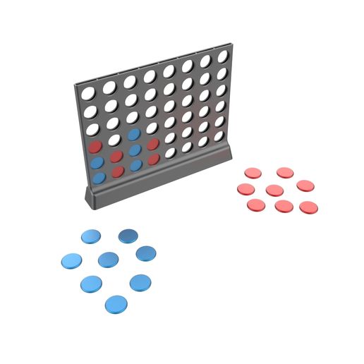 ♟ Connect 4 game・ STL File for ・Cults