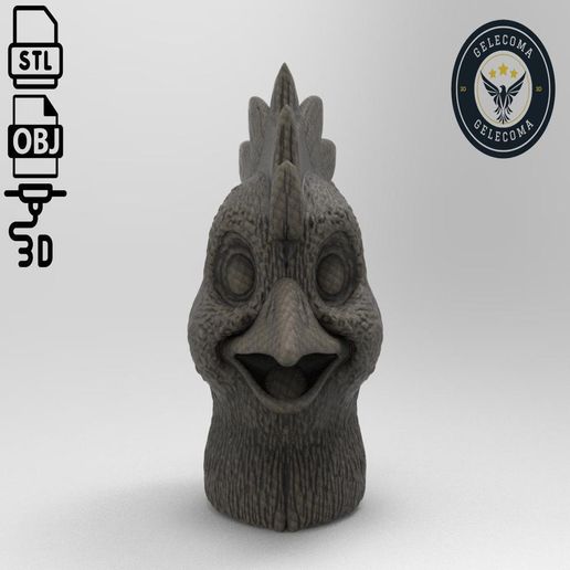🐔 Chicken Mask 3D Print Model・ 3D File for 3D printing・Cults
