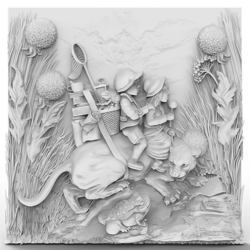 📁 3D Model STL File for CNC Router/Laser & 3D Printer Travel・Free 3D ...