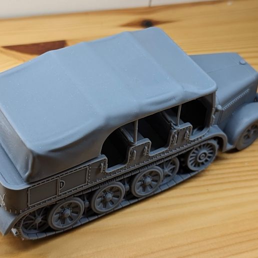 🇩🇪 Half-track Sd.Kfz.8 DB9 Zugkraftwagen 12t + Crewmen (Germany, WW2 ...