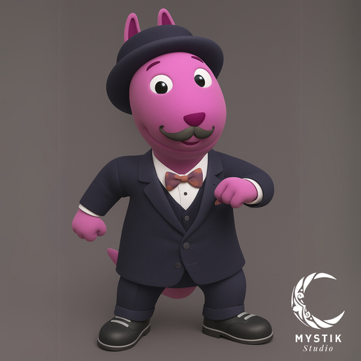 👾 Inspector Austin- Los Backyardigans・Archivo STL para Impresión 3D・Cults