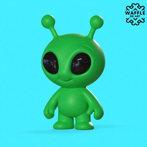👽 alien ufo baby・ STL File for 3D printing・Cults