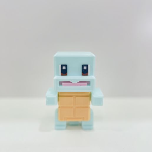 🐉 Squirtle Pokemon Voxel Multipart Low Color Remix・3D Print with the ...