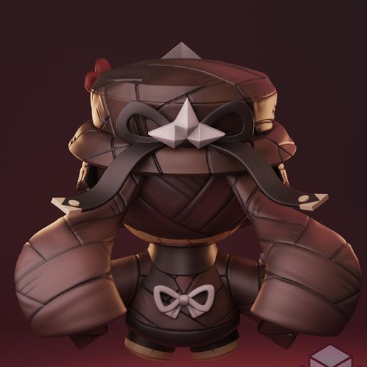 👧 Cute puppet Hu Tao Genshin Impact 2025・ STL File for 3D printing・Cults