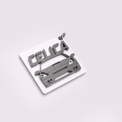 🚗 TOYOTA CELICA 7GEN KEYCHAIN FRONT LLAVERO・Archivo STL Gratis para ...