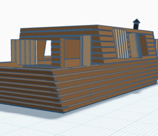 🛥️ Flatboat HO SCALE・Free 3D File for ・Cults