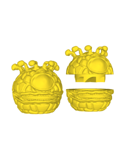 📱 GRINDER MADBALLS - EYESCARY BALL・ STL File for 3D printing・Cults