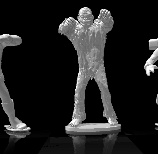 👹 Yeti 3x toy soldiers・ STL File for ・Cults
