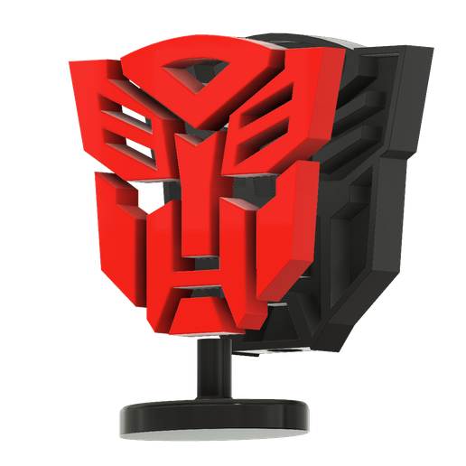 🤖 Transformers Logo・ STL File for ・Cults