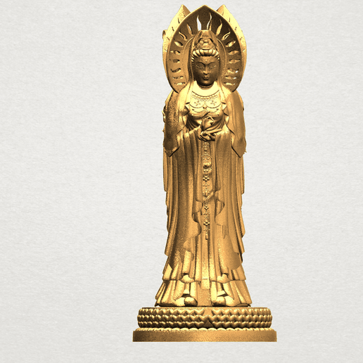 🚗 Avalokitesvara Buddha - Standing (three faces) 01・Free 3D File for ・Cults