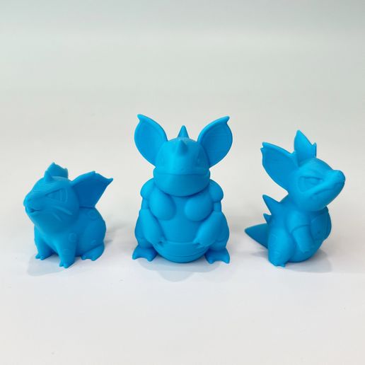 🐉 POKEMON - POKEMON NIDORAN EVOLUTION (EASY PRINT NO SUPPORT)・ STL File for 3D printing・Cults