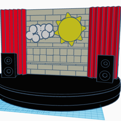 🔉 FNAF FUNKO STAGE DISPLAY DIORAMA・ 3D File for 3D printing・Cults