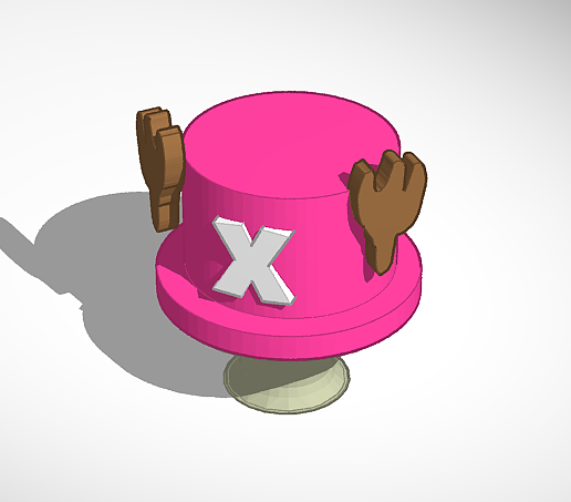 🎩 Chopper's Hat Croc Jibbit・Free 3D File for 3D printing・Cults