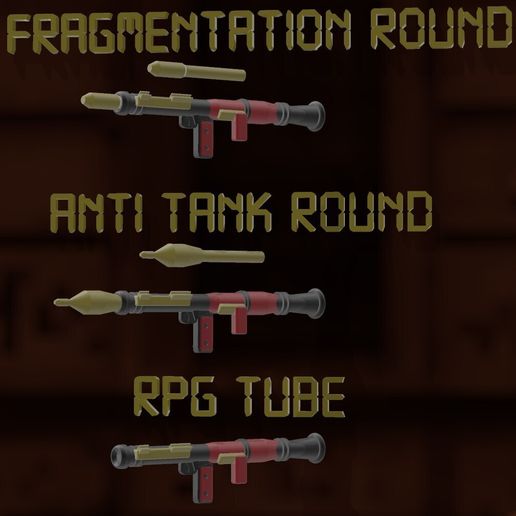 🎲 RPG 7 For 28mm Games・Free 3D File for ・Cults