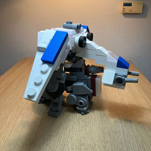 🧱 Brick LAAT dropship with AT-TE (5:1)・ 3MF File for 3D printing・Cults