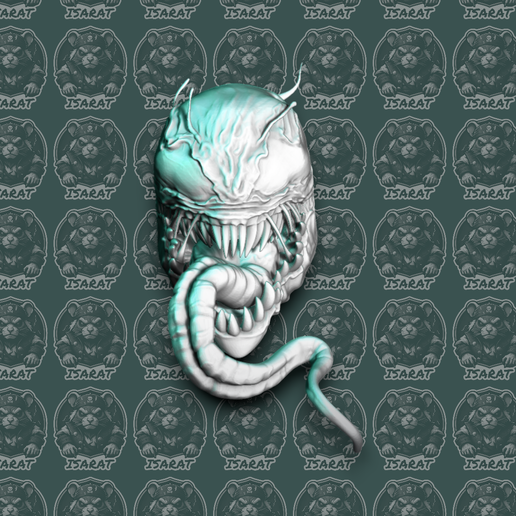 🩻 VENOM SCREAM・ STL File for 3D printing・Cults