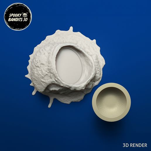 🫠 Ghostface Melted Icecream Cone・Free STL File for 3D printing・Cults