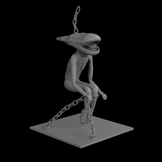 👽 Alien In Container・Archivo STL Gratis para Impresión 3D・Cults