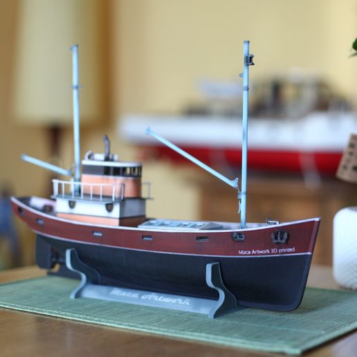 🎣 RC FISHING BOAT・ STL File for ・Cults