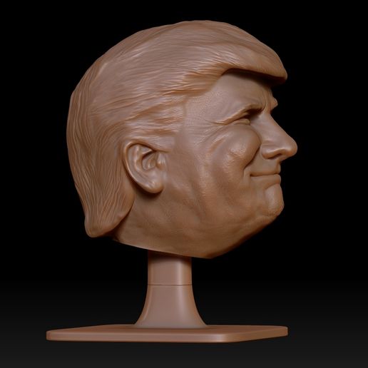 🎧 Donald Trump Headphone Stand・ STL File for 3D printing・Cults
