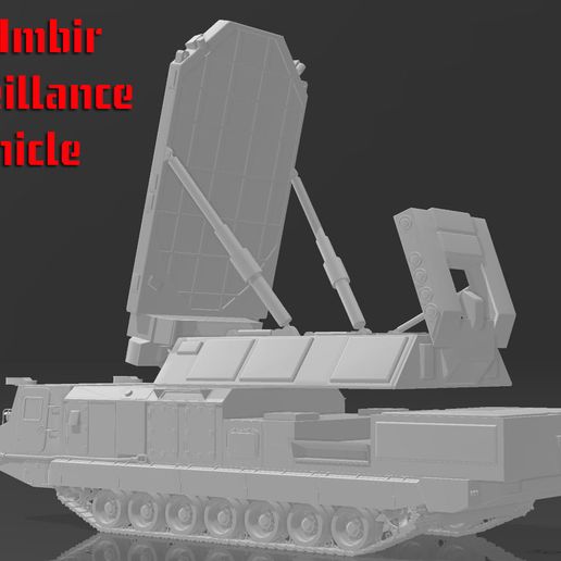 🎲 1:100 9S19 Imbir “High Screen” Sector Surveillance Radar Vehicle・ 3D ...