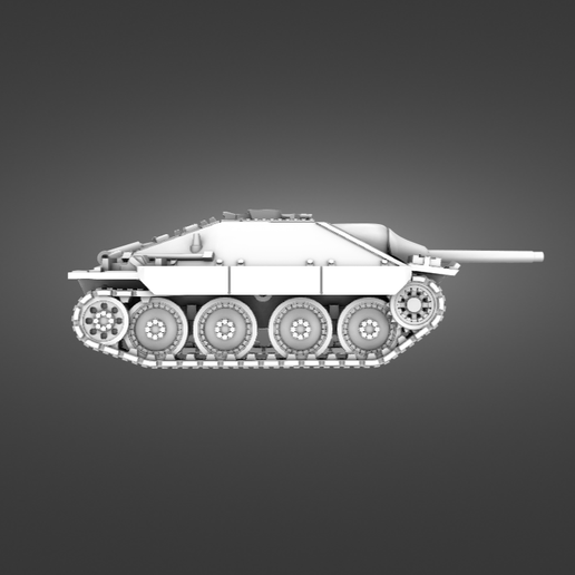 🪖 Jagdpanzer 38 Hetzer - Late War・Free STL File for 3D printing・Cults